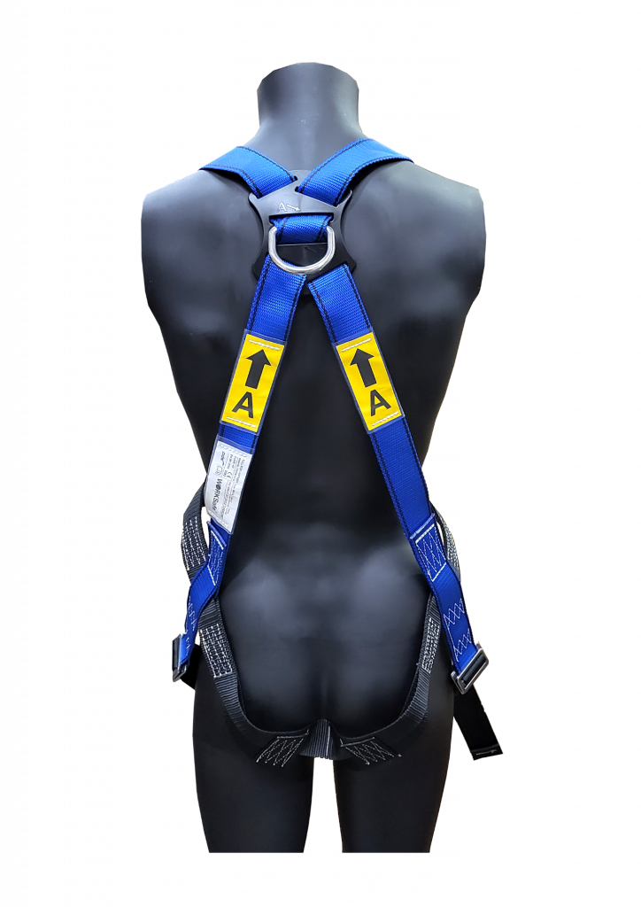 WORKSafe® WSFAB131-10 FULL BODY HARNESS WITH FRONT AND DORSAL ANCHORAGE ...